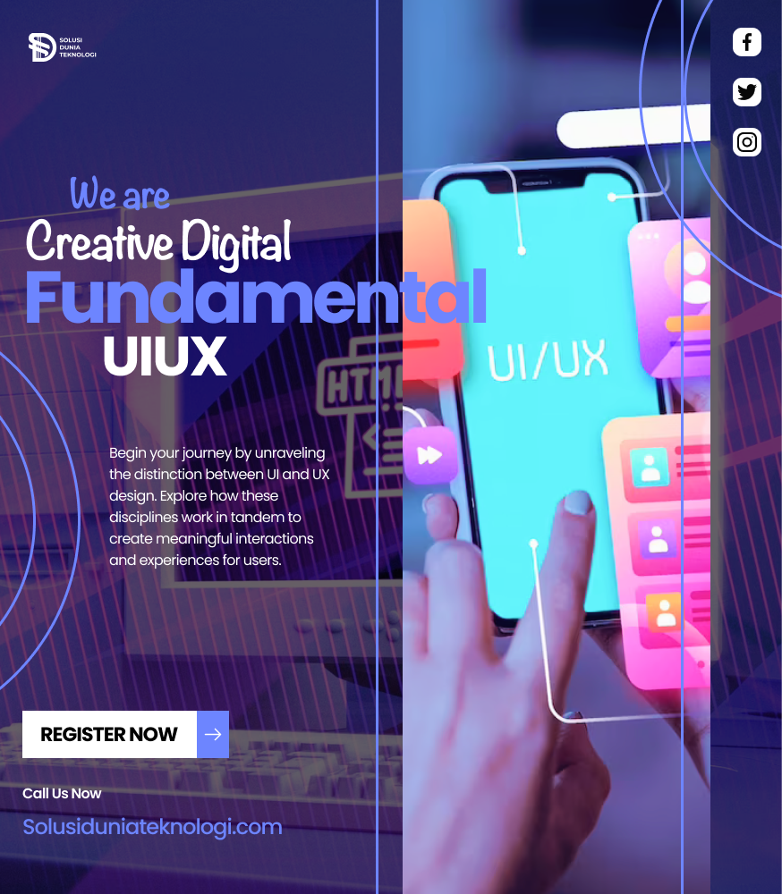 ONLINE COURSE - Creative Digital Fundamental UI/UX: Designing Engaging User Experiences